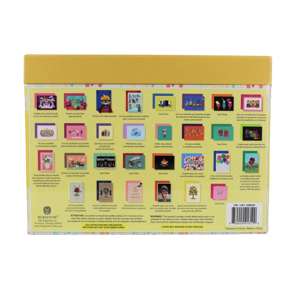 Burgoyne Hand Crafted All Occasion Greeting Cards - 30-Pack – CHAP Aubaines
