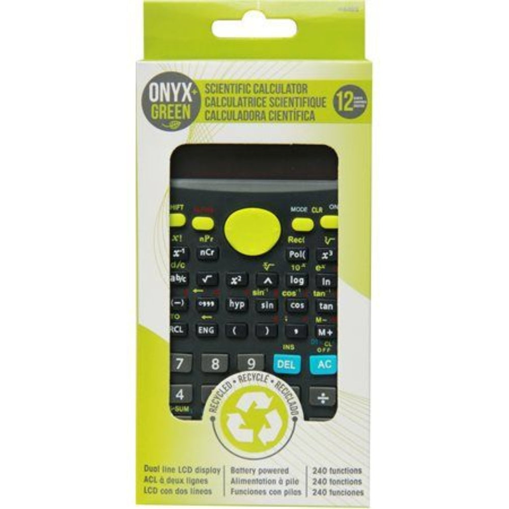 Onyx & Green Scientist Calculator – CHAP Aubaines
