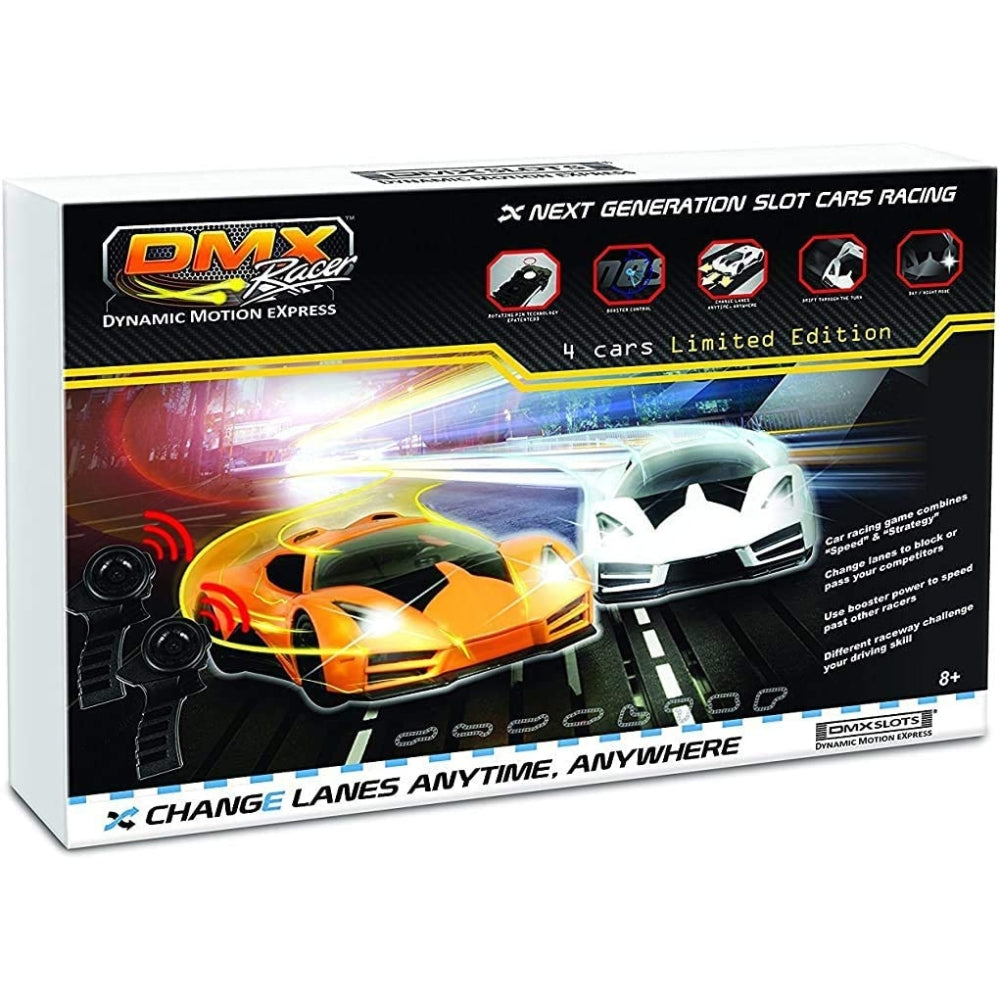 DMX Racer - DMXSLOTS exclusive racing set (4 cars included) – CHAP Aubaines