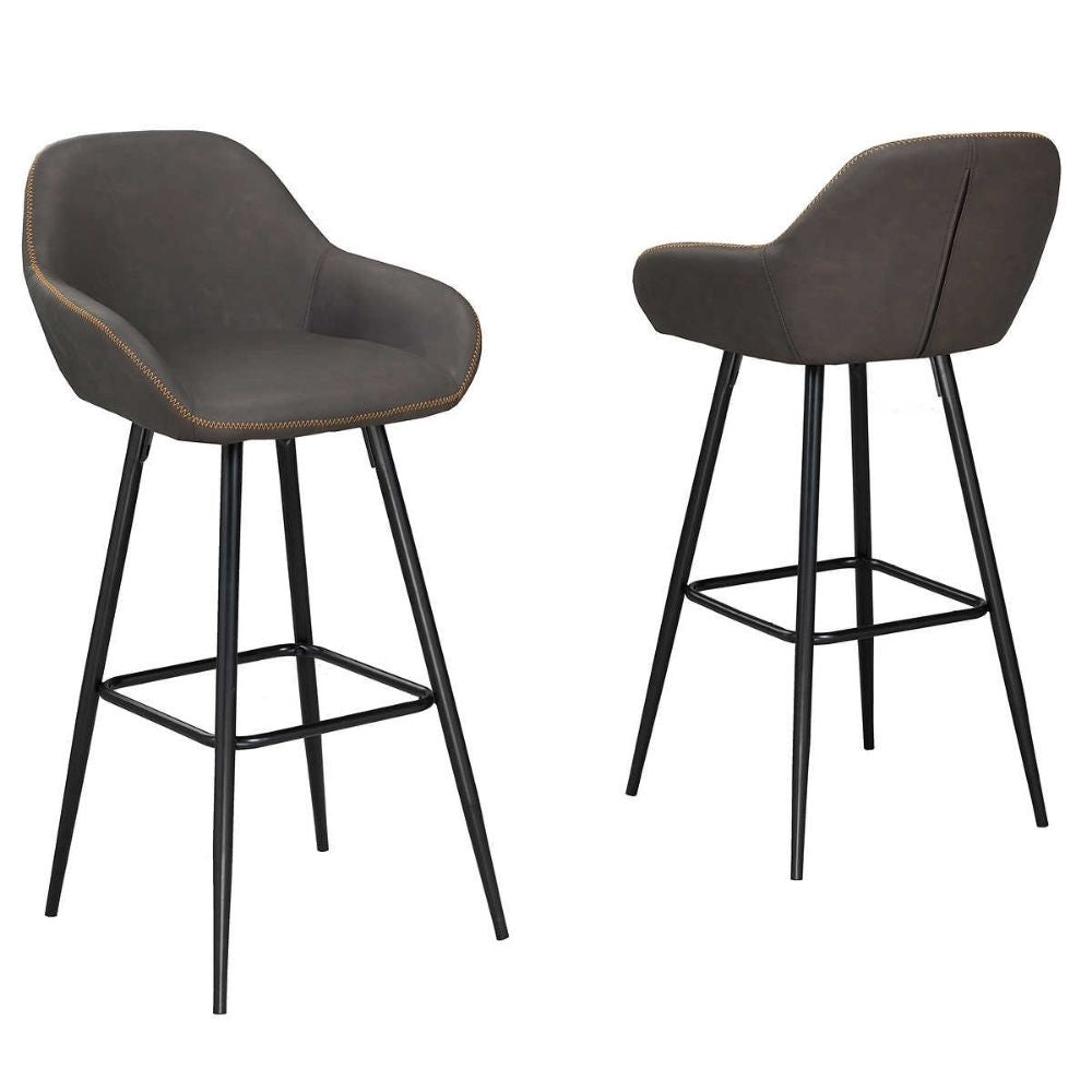 Alexis Vintage - Set of 2 bar or counter stools – CHAP Aubaines