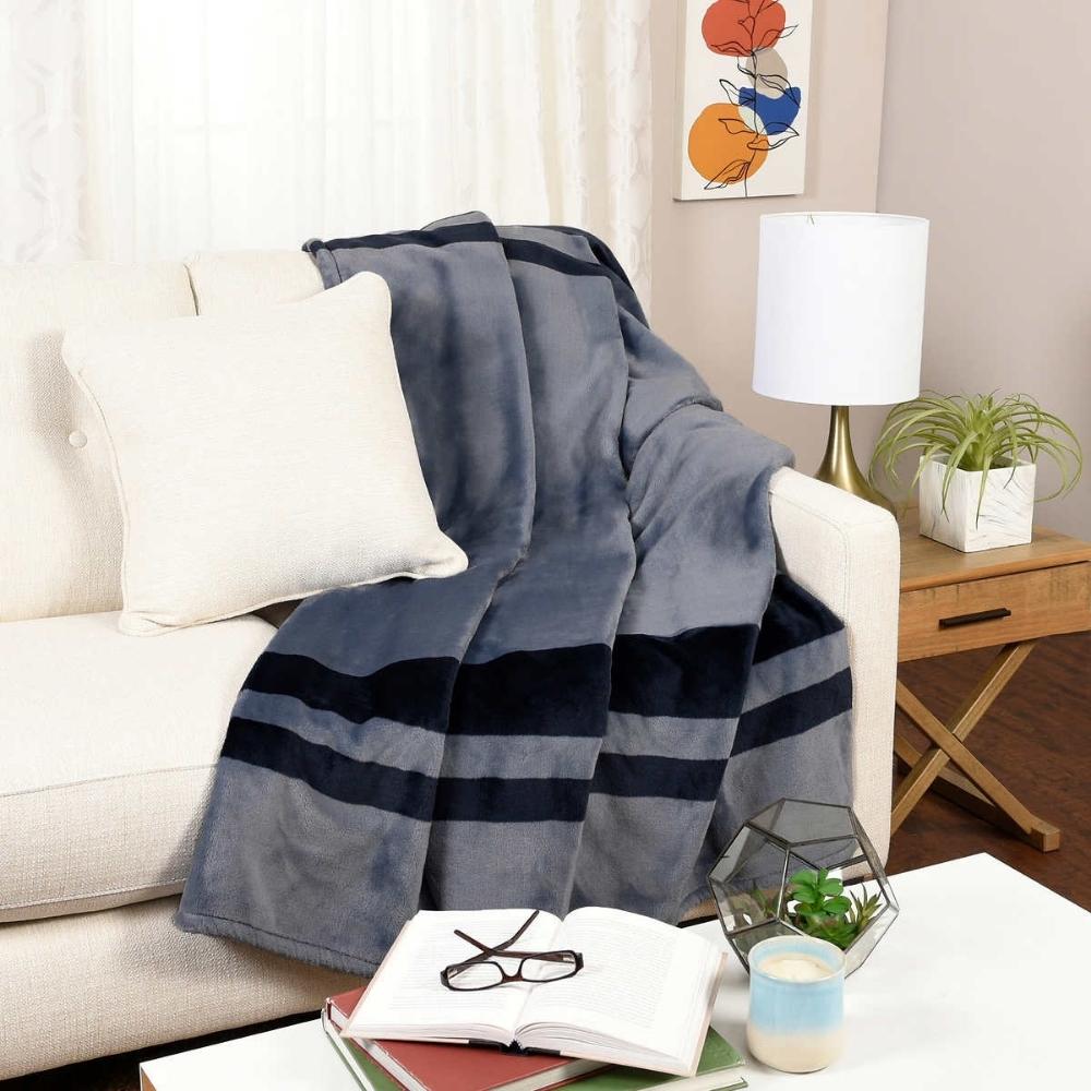 Life Comfort Varsity Striped Throw – CHAP Aubaines